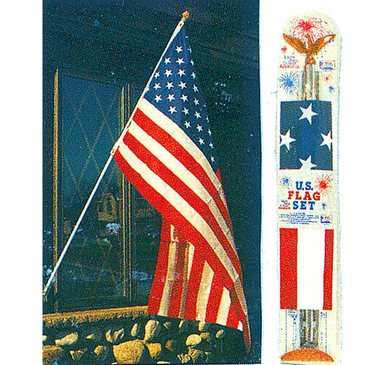 FLAG POLE KIT U.S. 3'x5' POLY — Fritz's Outdoor Discounts